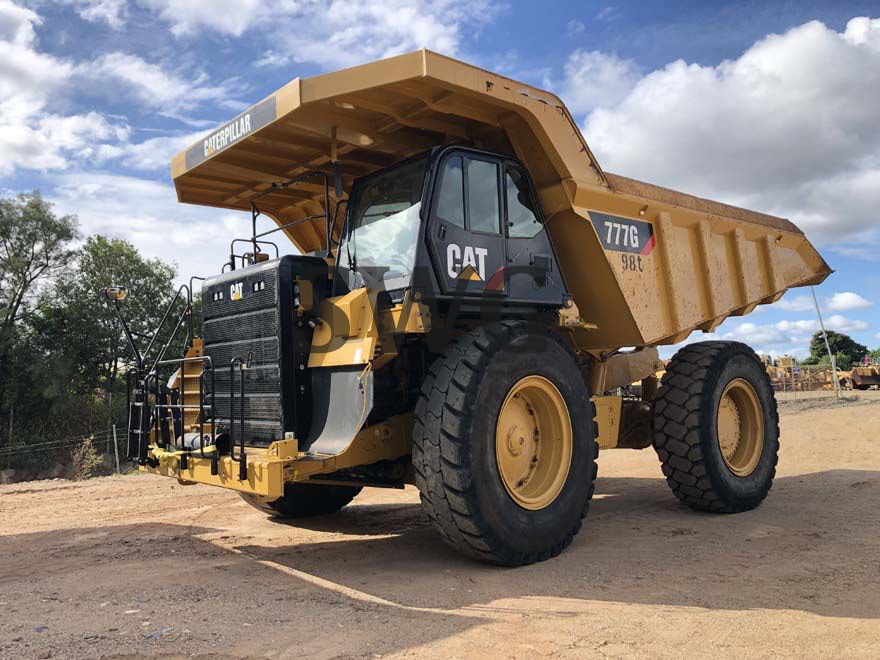 Caterpillar Truck On Road